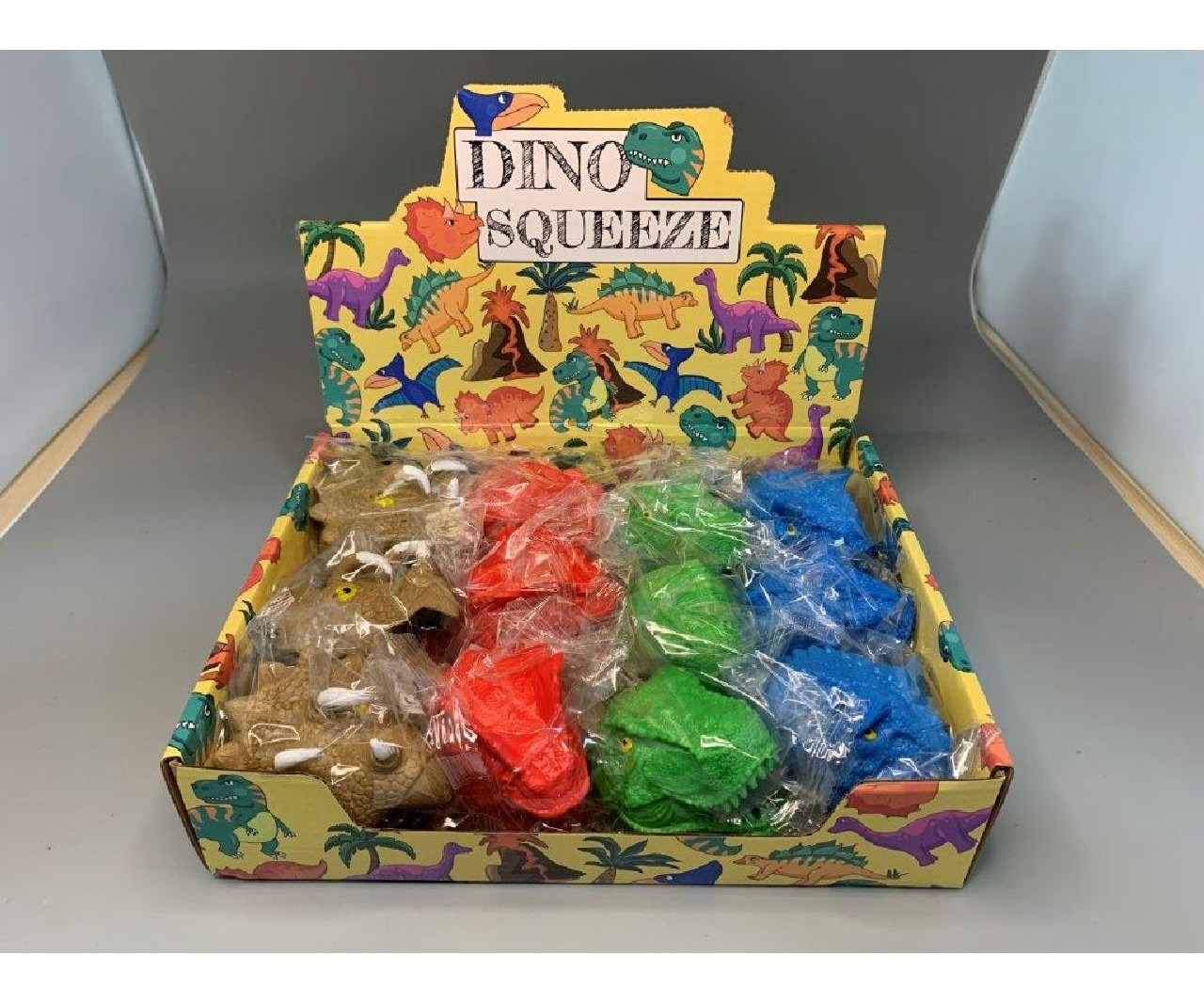 Squeeze dino hoofd 470761 | Bellus Toys